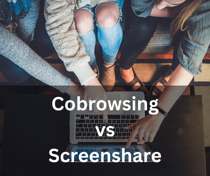 What's the difference between cobrowsing and screen sharing? - Median Cobrowse
